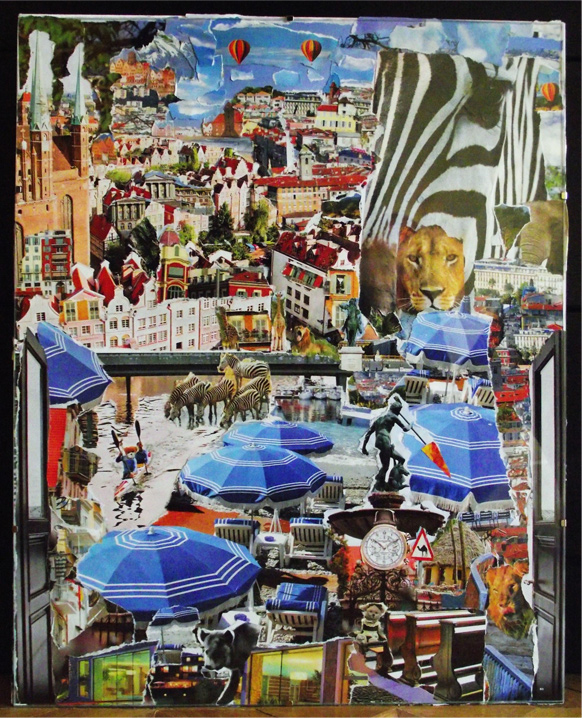 Collages Liouben - Art contemporain - Collage